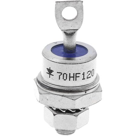 Rectifier Diode, 70A 1200V 70HF120 Negative Anode Stud Mount Diode ...