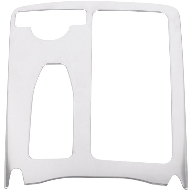 Interior Stainless Steel Sticker Water Cup Holder Panel Decoration Trim ...