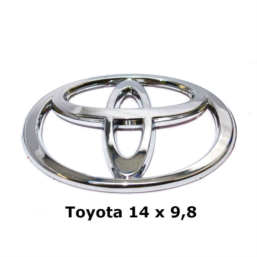 Click here for Ourlova Toyota Chrome Car Logo Emblems 14 Cm X 9.8... prices