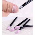 Teissuly 2PCS Double-end Quartz Cuticle Pusher Manicure Nail Art Tool ...