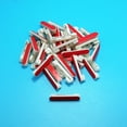 Giaone 50 Pieces Safety Pins White Plastic Self-Adhesive Badge Crafting ...