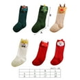Baby Cotton Socks Toddler Girls Christmas Gift Cartoon Santa Claus ...