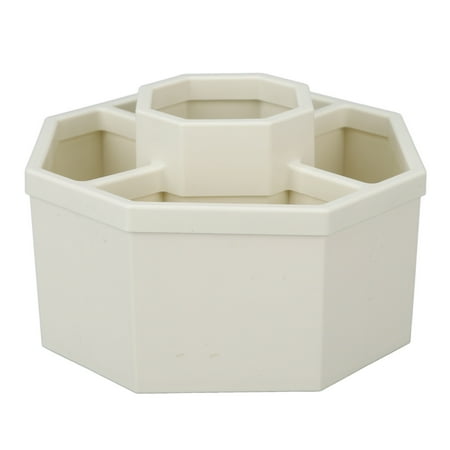 Desk Pen Holder Rotating, Safe Rotating Base Round Edges 5 Division ...