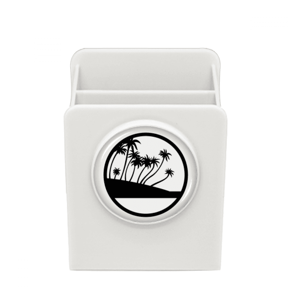 Black Coconut Tree Beach Desk Pencil Holder Cup Pen Organizer - Walmart.com