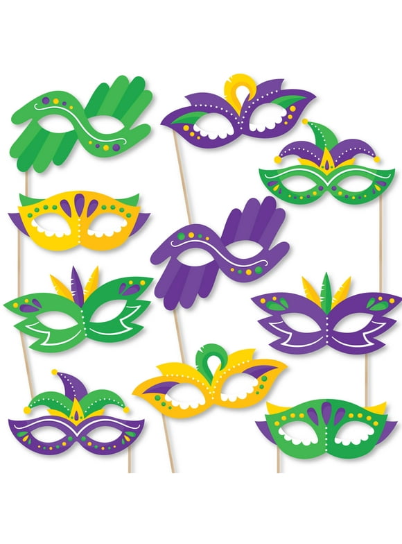 Mardi Gras Masks in Mardi Gras Party Supplies - Walmart.com