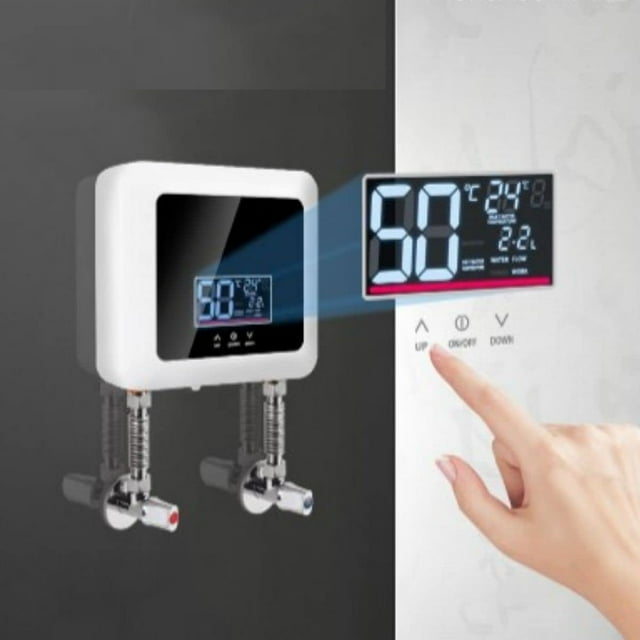 Miumaeov Mini Constant Temperature Tankless Water Heater 5500W 110V ...