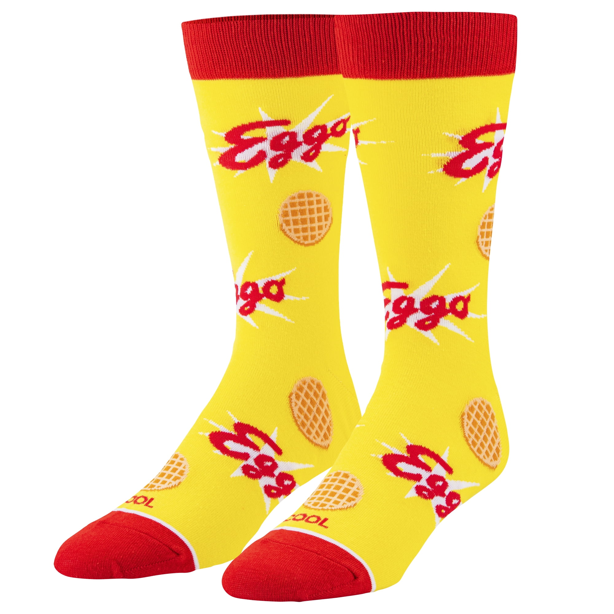 Cool Socks Eggo waffles Fun Print Novelty Crew Socks for Men & Women ...