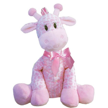 First & Main Plush Stuffed Pink Giraffe, 8-1/2" Sitting Position ...