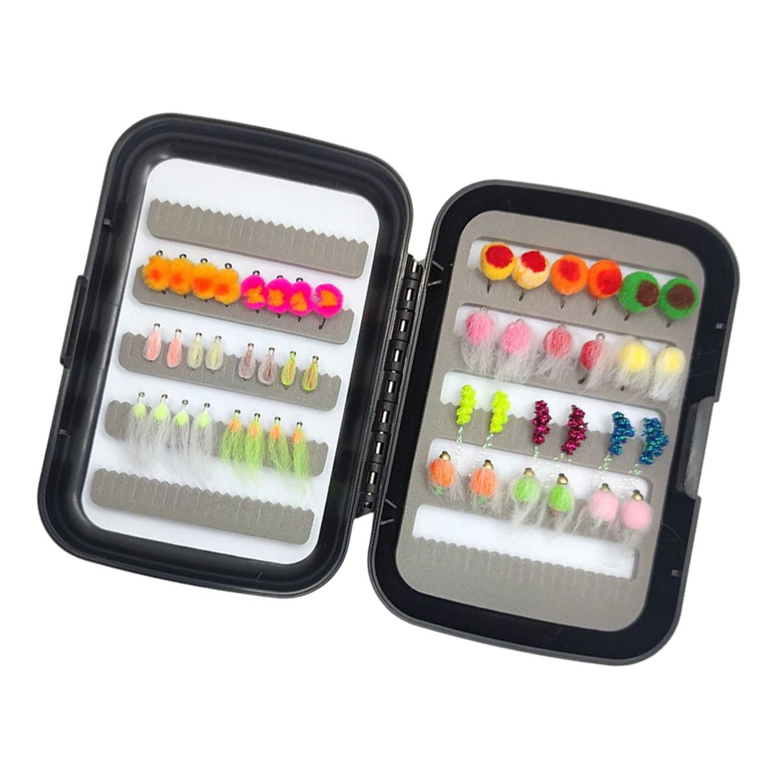 Fly Fishing Flies Fly Assortment Trout Bass Nymphs Streamers 48 ...