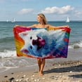 Avolia Adults Microfiber Beach Towel Bag Sun Lounger Travel Swim ...