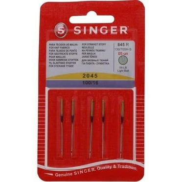 Singer Assorted Heavy Duty Sewing Machine Needles for Denim & Leather ...