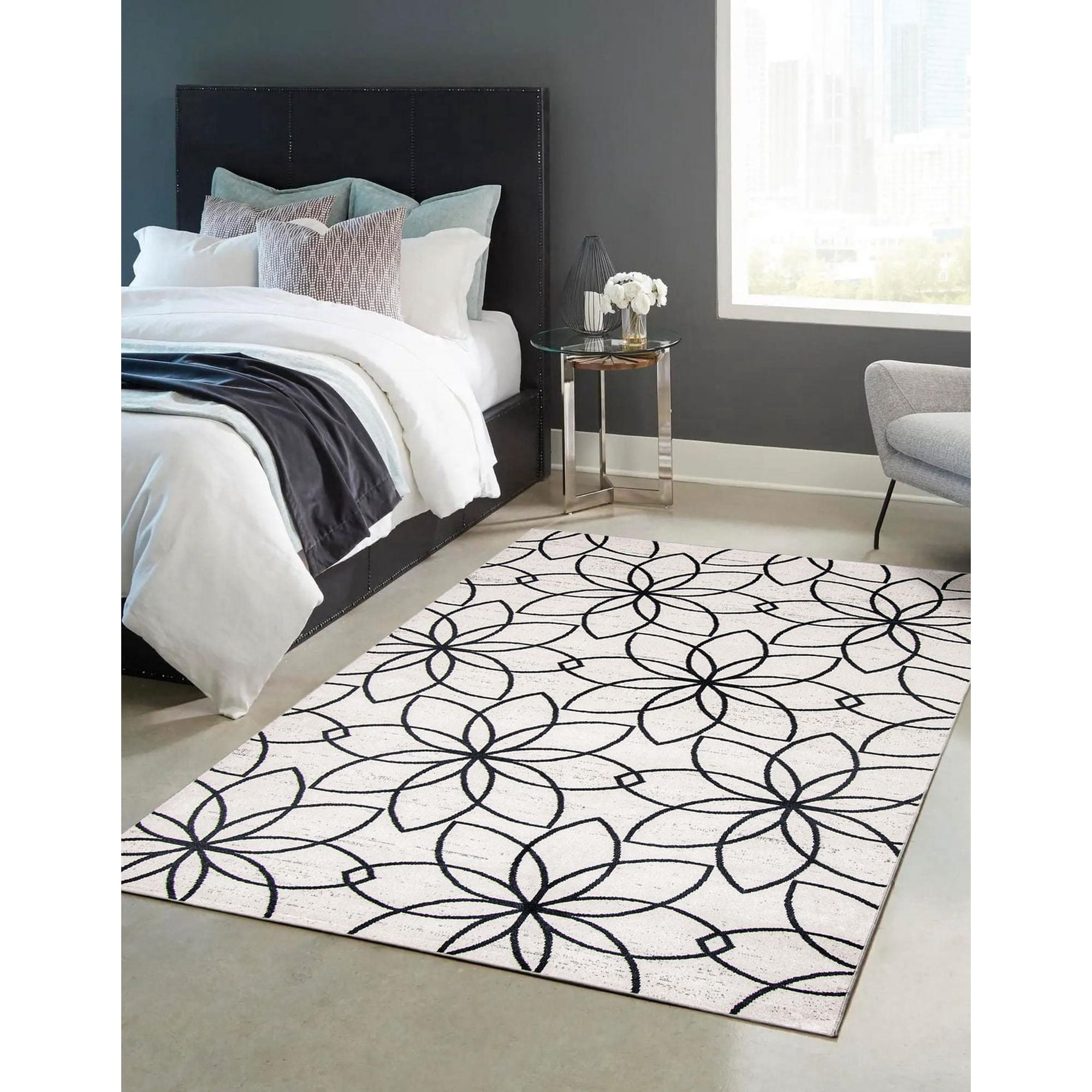 Click here for Ecarpet Washable Floral Area Rug & Runner For Bedr... prices