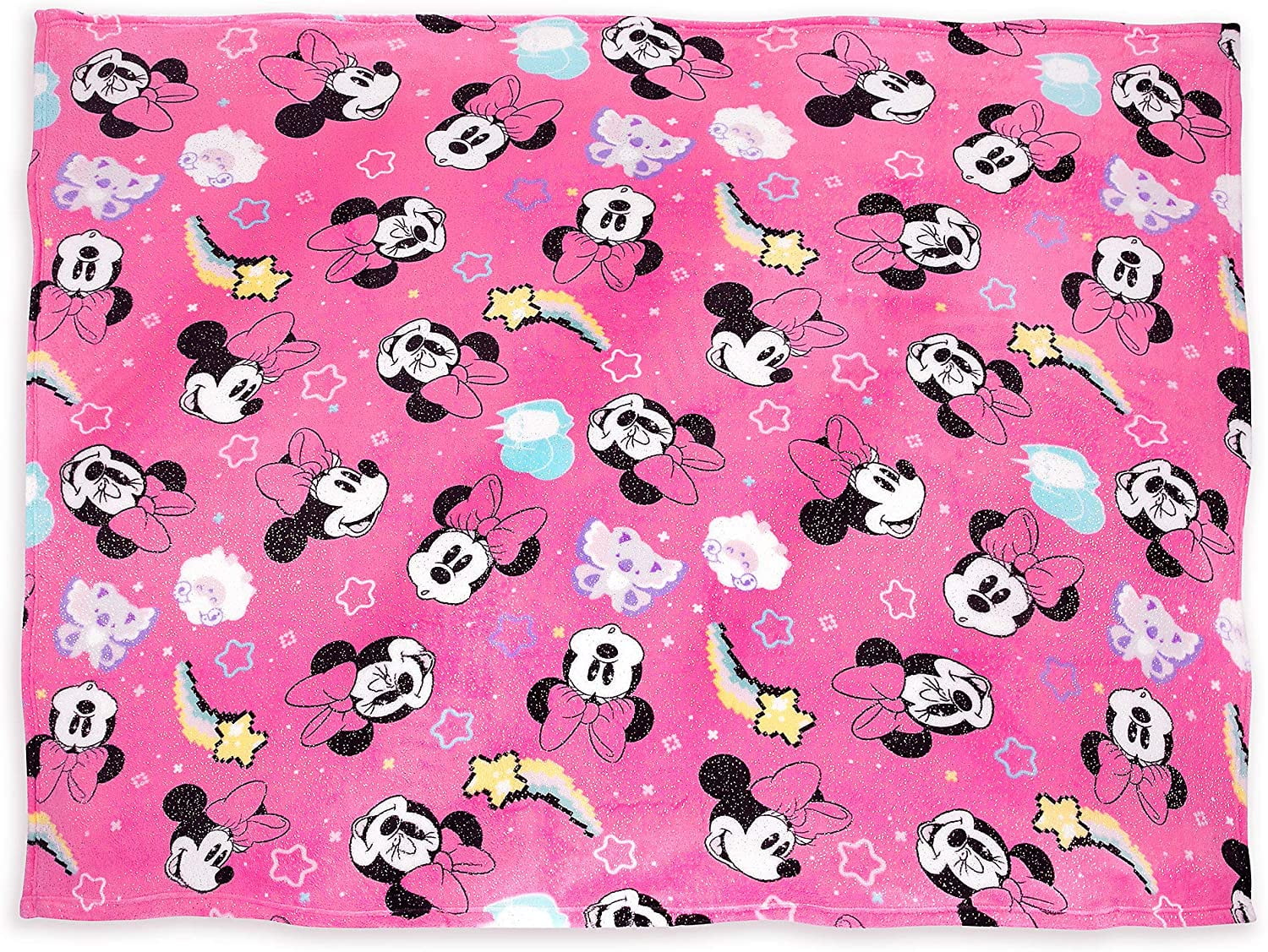 Disney Store Minnie Mouse Fleece Soft Throw Blanket - Walmart.com