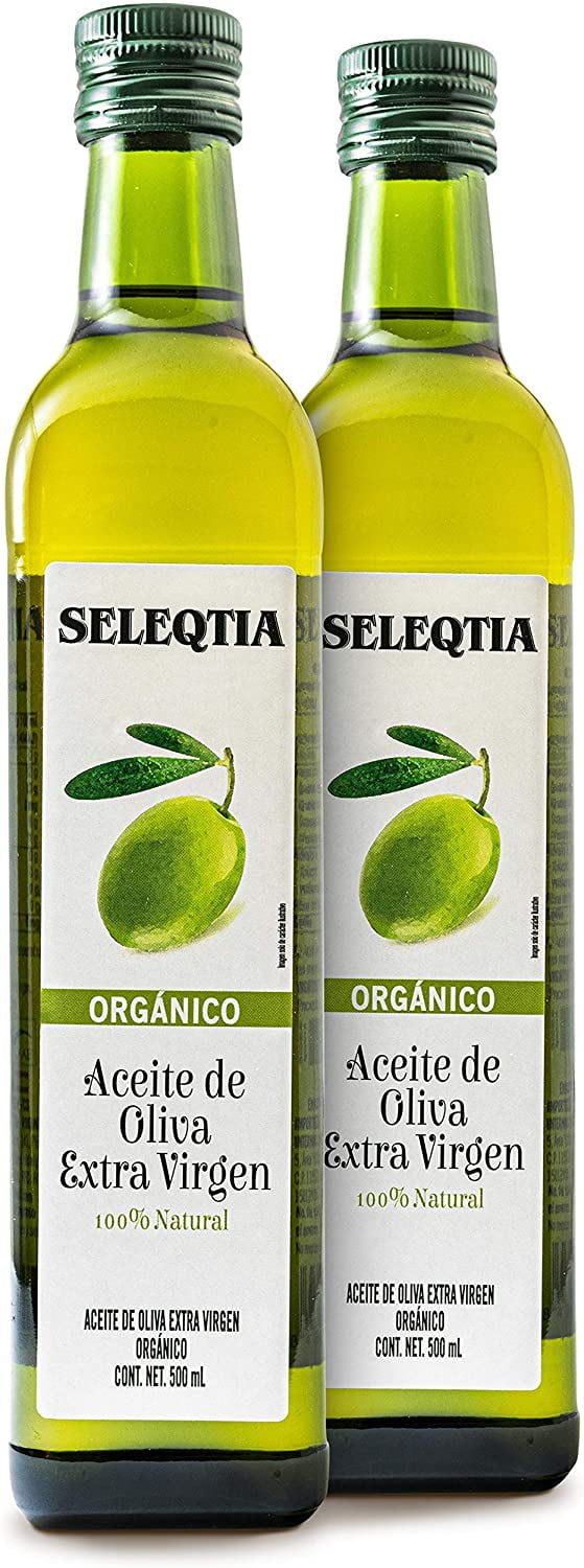 Aceite de Oliva Extra Virgen Orgánico PACK 2 x 500 ml SELEQTIA Seleqtia ...