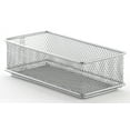 Design Ideas Mesh DrawerStore Drawer Organizer 3" x 6" x 2", Silver ...
