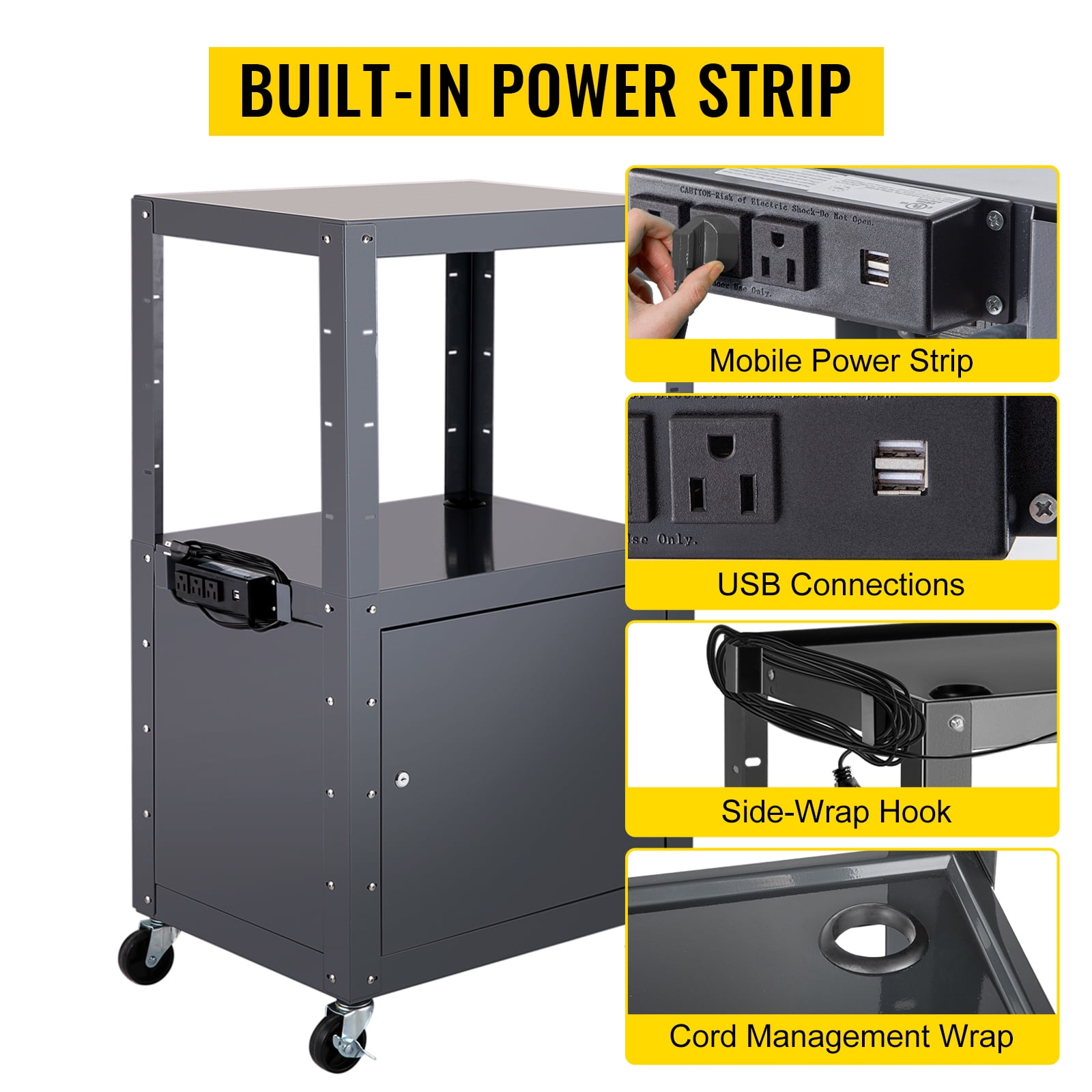Projector Cart With Cabinet