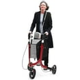 Costway ALUMINUM 3-Wheel Rolling Walker Folding Rollator with 8 inch ...