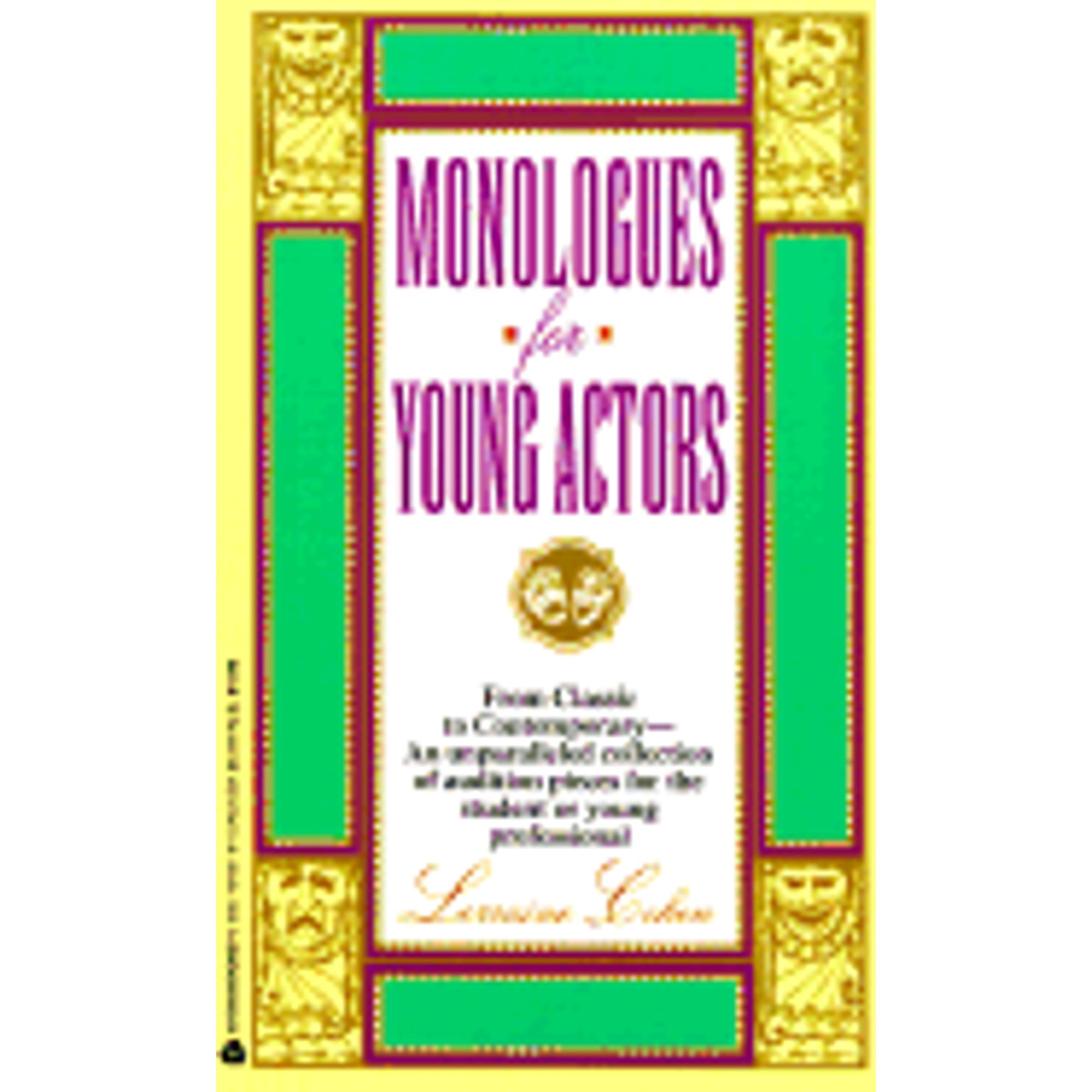 Monologues For Young Actors