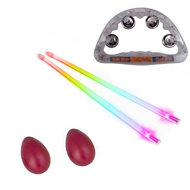 Multi-Sensory Musical Instrument Pack - Light up Sensory Tambourine W ...