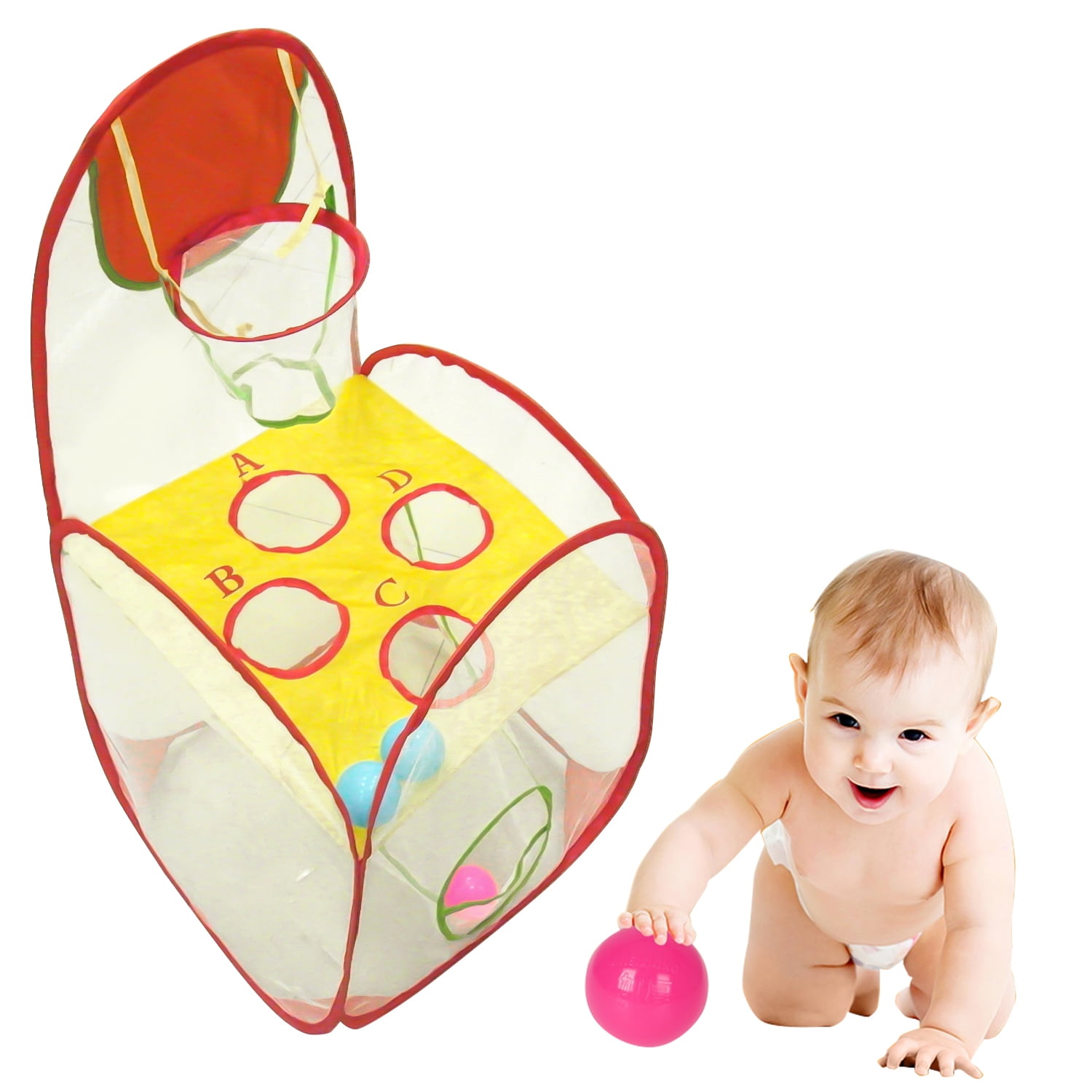 TrendBox 6 Extra Ocean Balls + Outdoor Collapsible Ocean Ball ...