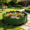 20PC Plastic Garden Fence, Landscape Border Barrier, Yard Edging for ...