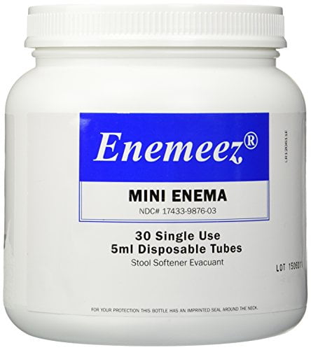 5 Pack Enemeez Plus Mini Enema 30 Single use Enemas Each - Walmart.com