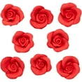 Wilton Red Rose Royal Icing Decorations Size Medium 8-Count 1.55 oz ...