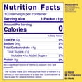 Splenda No Calorie Sweetener Packets, Single-Serve 100 Count, 3.5 Ounce ...