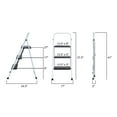 AmeriHome Three Step Folding Utility Step Ladder - Walmart.com