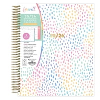 LiveWell, Weekly Monthly Planner, 7x9, Rainbow, July 2025-June 2026 ...