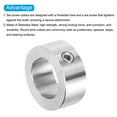 Uxcell 2pcs Shaft Collars 1/2" Bore Stainless Steel Shaft Collars 9/10 ...