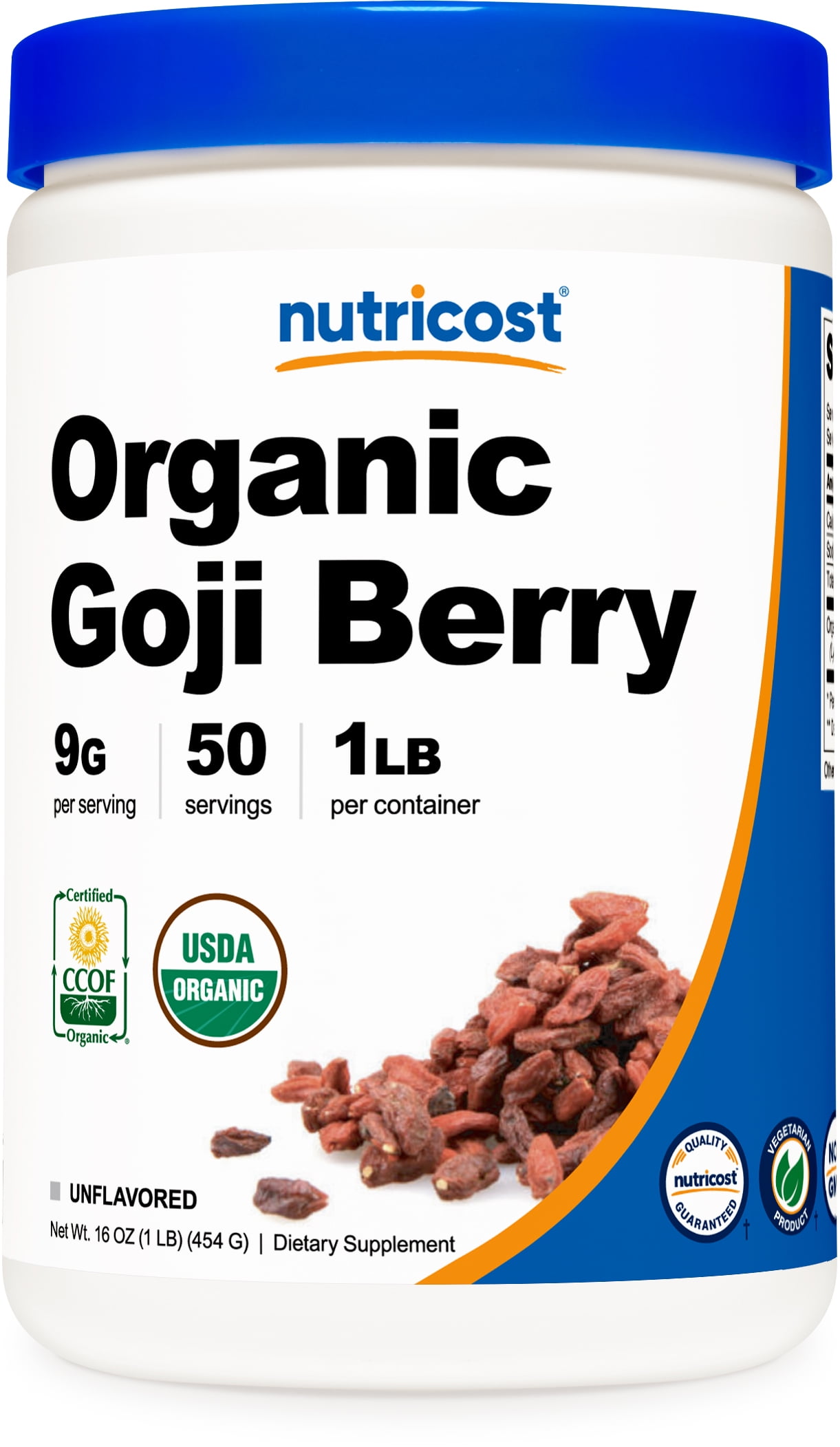 Nutricost Organic Goji Berry Powder (1lb) - Gluten Free & Non-GMO ...
