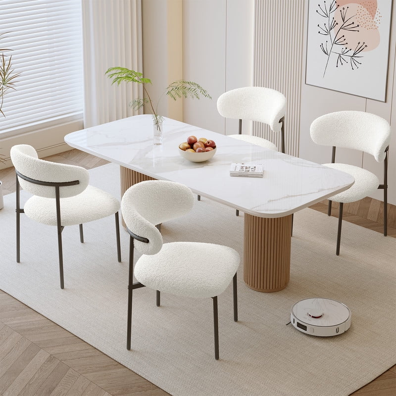 Click here for Hawsaiy Modern Upholstered Dining Chairs Set Of 4... prices