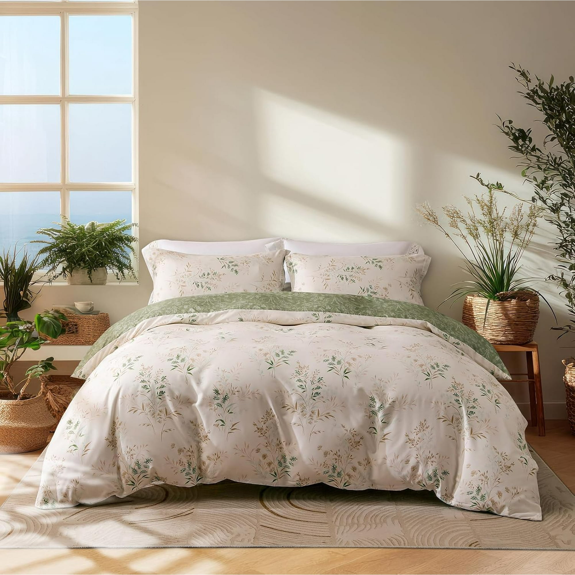 Click here for Siabc-Duvet Cover Queen Size reversible Fresh Came... prices