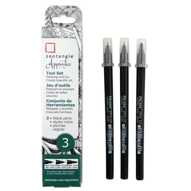 Sakura Zentangle Apprentice Set, Black - Walmart.com