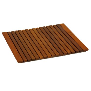 Bare Decor Solid Teak Wood Shower, Spa, Door Mat - Oiled Finish, Slip ...