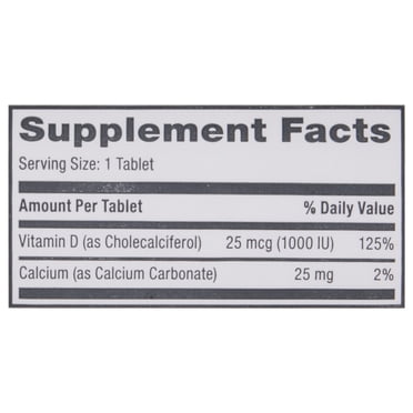 Rugby 80681017000 Vitamin D3 50 MCG (2000IU) 100 Tabs - Walmart.com