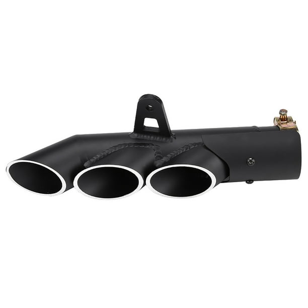 Exhaust Tip,Motorcycle Threeoutlet Exhaust Tail Exhaust Pipe Tip ...
