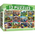 MasterPieces 12pk Artist Gallery Puzzles Landscape & Animal - Walmart.com