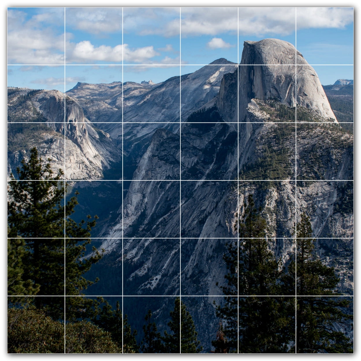 Picture-Tiles.com: Mountains Ceramic Tile Wall Mural WAL500888-66XL. 72 ...