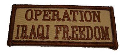 OPERATION IRAQI FREEDOM OIF PATCH DESERT TAN VETERAN - Walmart.com