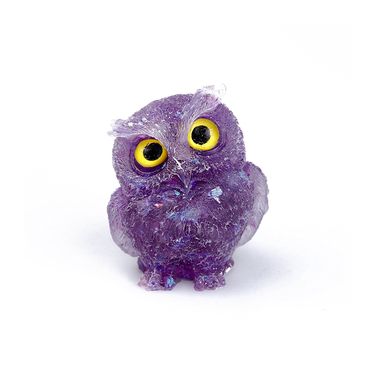 Owl Statue Natural Crystal Garnet Tumbled Stone Gemstone Owl Figurine ...
