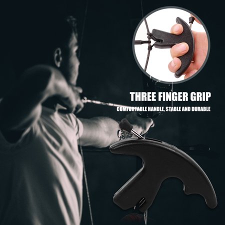 Mymisisa 3 Finger Hunting Bow Shooting Tool Thumb Grip Archery Release ...