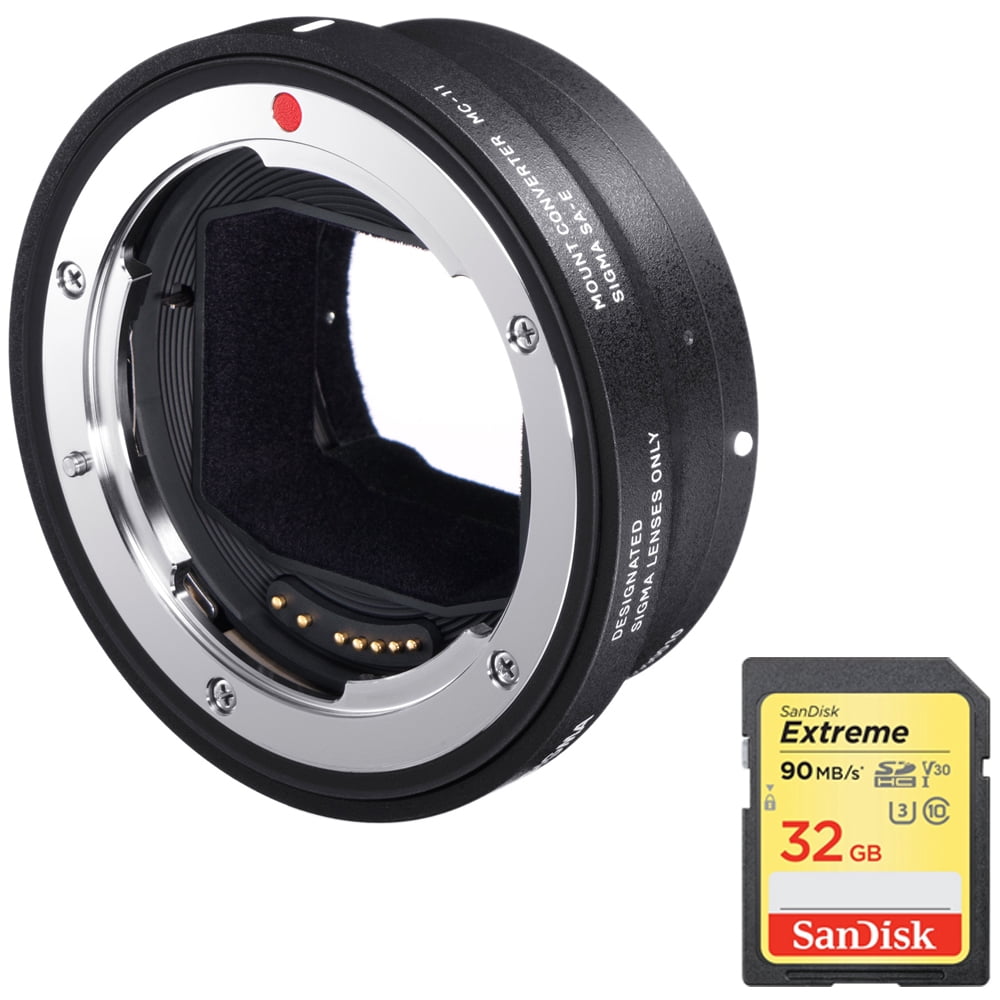 Sigma Mount Converter MC-11 for Canon Lenses - Sony E Mount (89E965 ...