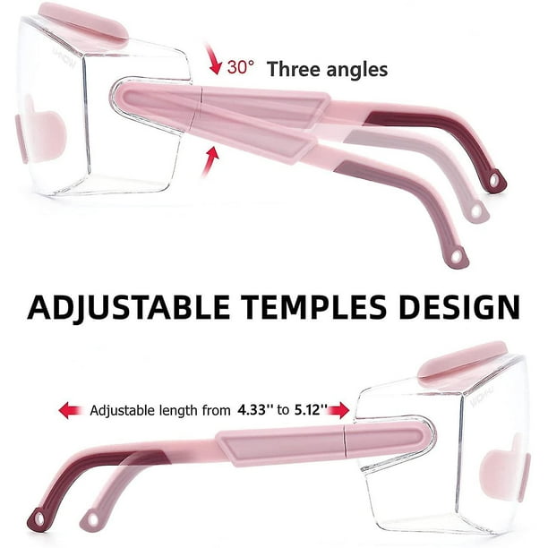 Safety Goggles Over Glasses, Anti Fog Safety Glasses With Clear ...