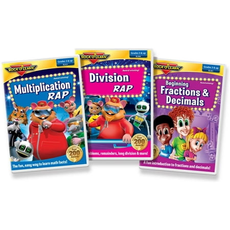 Multiplication & More DVD Collection: Multiplication Rap, Division Rap ...