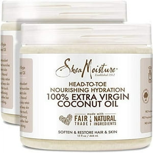 Shea Moisture Coconut Oil, 100% Extra Virgin Coconut Oil Skin Care ...