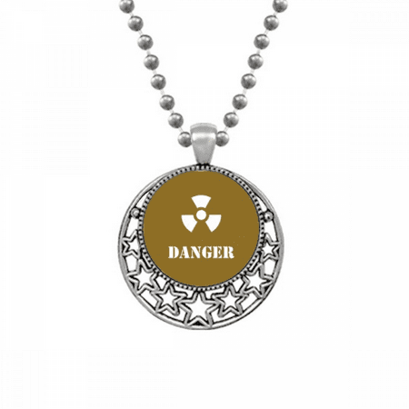 Danger Nuclear Body Lucky Necklaces Pendant Retro Moon Stars Jewelry ...