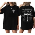 1 Cross 3 Nails 4 Given Christian Cross Graphic Casual T-Shirt for Men ...
