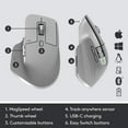 Logitech MX Master 3 Wireless Mouse, Mid Grey, Refurbished, Precision ...